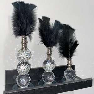 Silver Leaf Stand Decor Leaves Decor Store Showcase Decor | Etsy