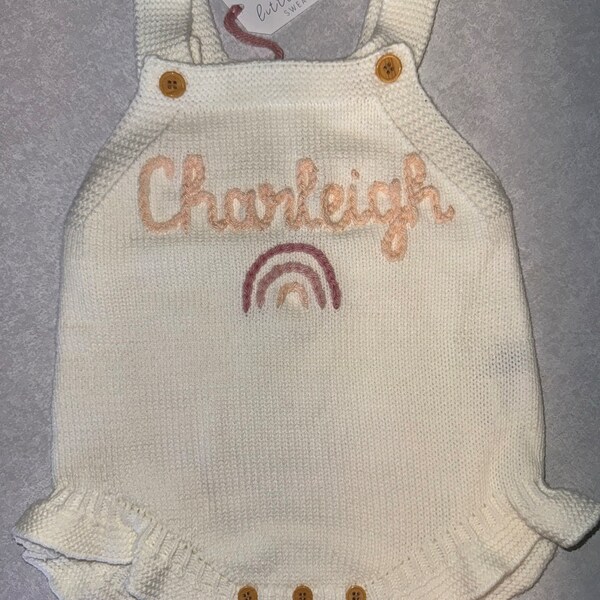 Hand-embroidered HALLOWEEN THEME Ghost Sweater, Glow in the Dark ...