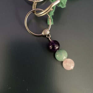 PERSONALISED Crystal Keyring. Custom Crystal Keyring. Healing Crystals ...