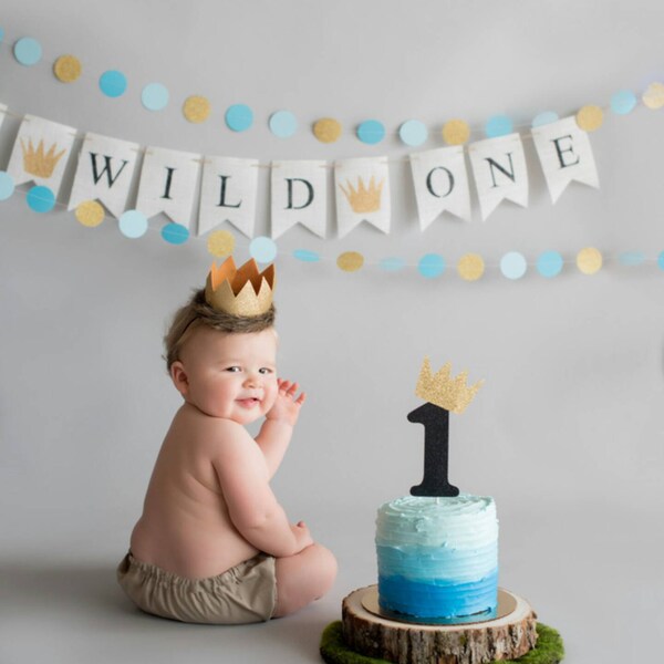 Wild One Cake Topper, One Cake Topper, First Birthday Cake Topper, Wild ...