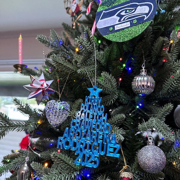 2025 Seattle Mariners 3D Printed Christmas Tree Ornament - Etsy
