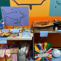 Blue Themed Food Tent Cards: 8 Digital Downloads DIY Printable Party ...