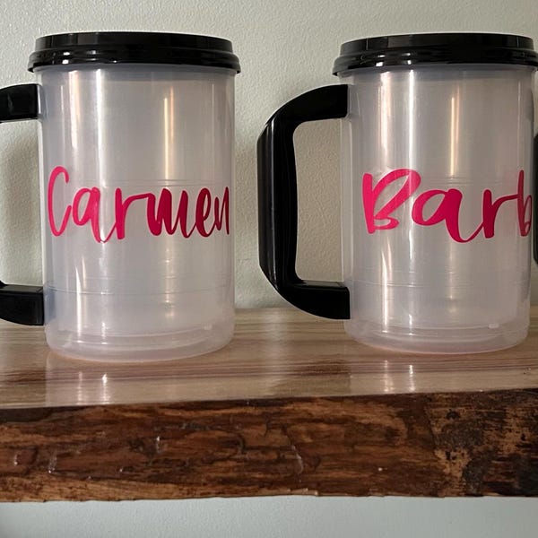 Handwritten Script Heart Name Decal, Wedding Favors, Bridesmaid ...