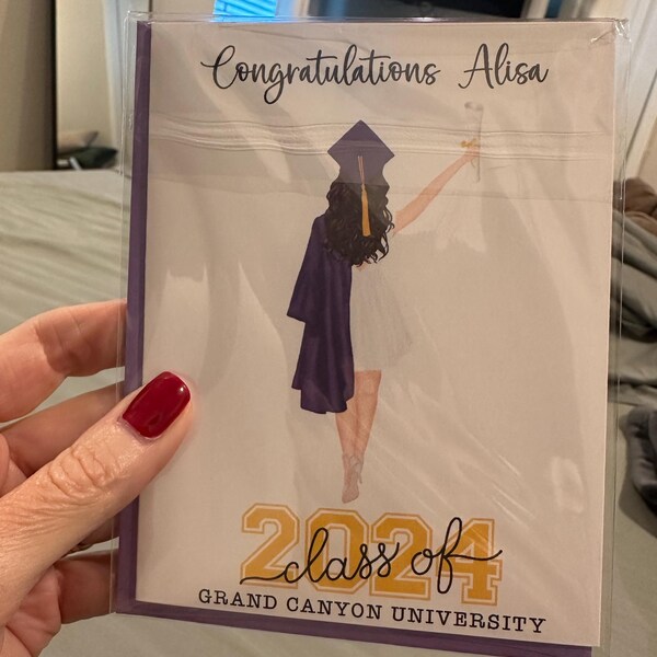 Graduation Card, Congratulations Grad Card, Graduation Card for Senior ...