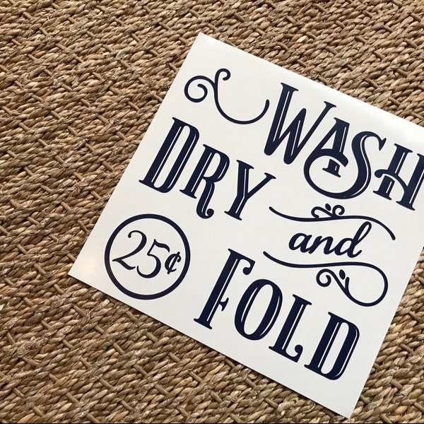 Laundry Room SVG - Wash Dry Fold Svg - Laundry Room Cut File - WASH SVG ...