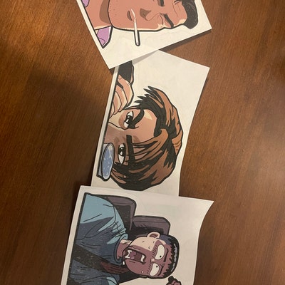 Initial D the Mt Akina Sticker Pack Includes Takumi, Bunta, and Itsuki ...