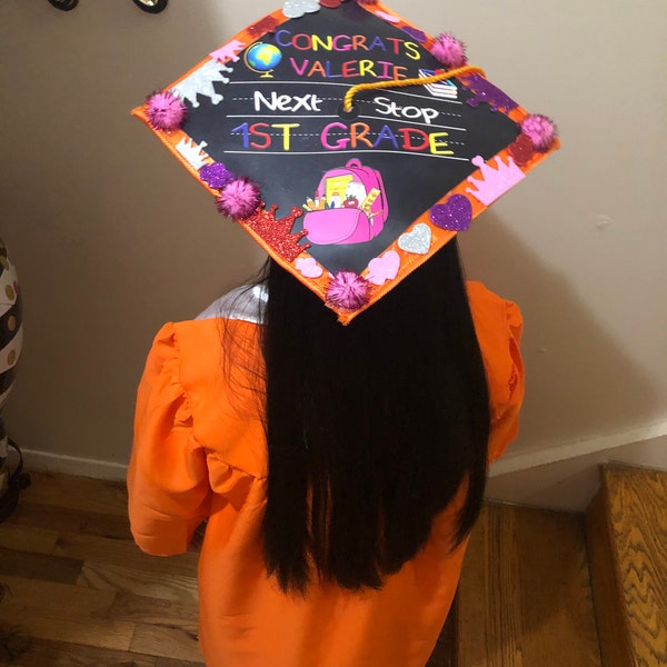 Graduation Kindergarten and Preschool Cap Toppers | 2025 Kindergarten ...