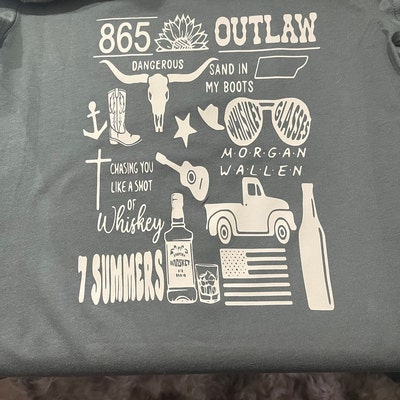 Country Music Can Collage PNG - Etsy