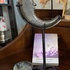 White Rose Petal Calcite With Pyrite With Stand | Raw Crystal Specimen ...