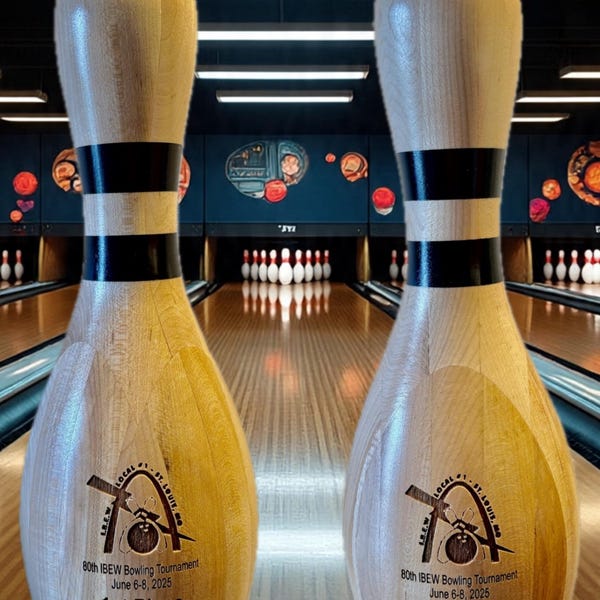 Regulation Bowling Pin Custom Made - Etsy