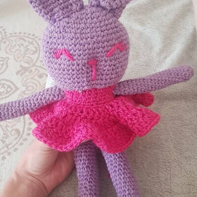 PATTERN Black Bunny Amigurumi Rabbit Crochet Bunny Pattern Sweet ...