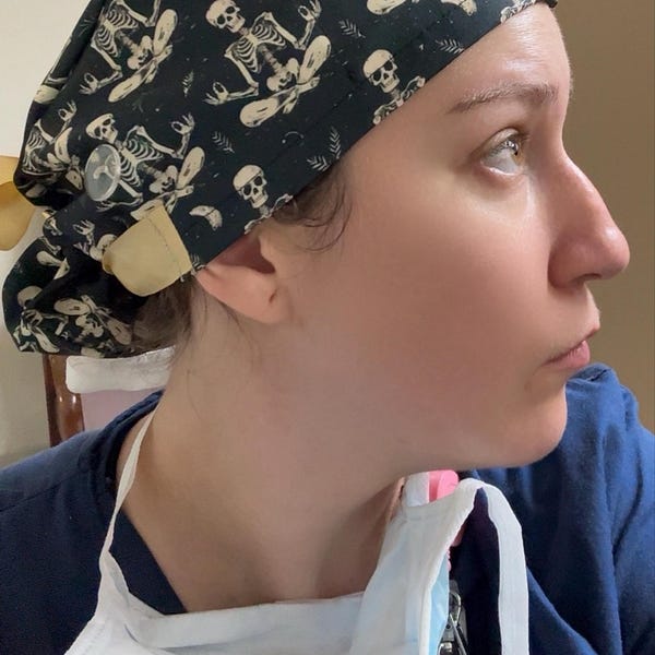 Figs Ponytail Scrub Cap for Women, Tropical Fruits Euro Surgical Hat - Etsy