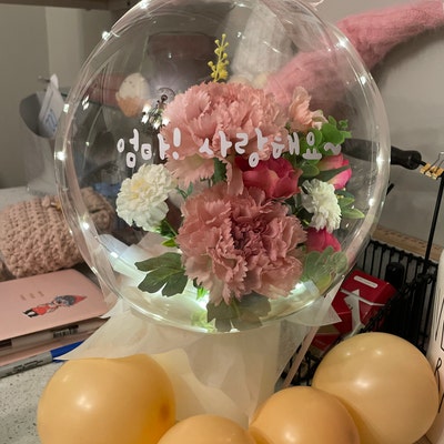 Flower Balloon Handle Flower Balloon Stand Flower Balloon - Etsy