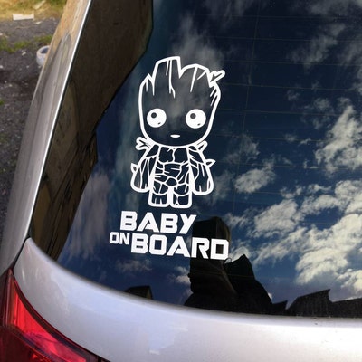 BABY ON BOARD Car Window Bumper Vinyl Decal Sticker. Baby - Etsy UK