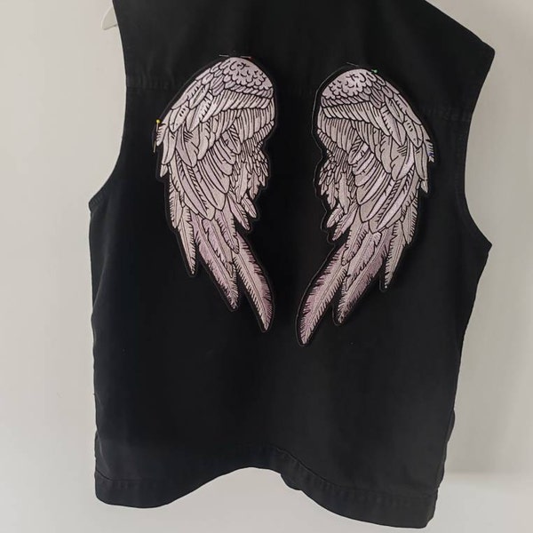 Angel Wings Patch Large Back Patch for Jacket - Etsy