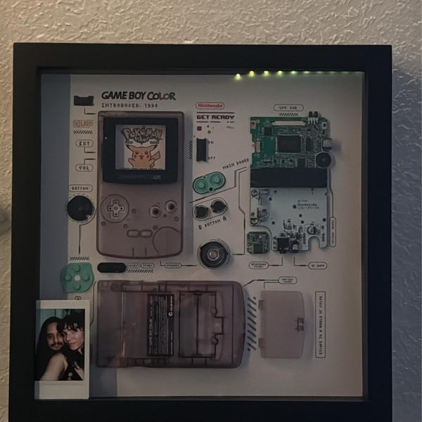 Framed Nintendo Game Boy Pocket Deconstructed Wall Art - Etsy