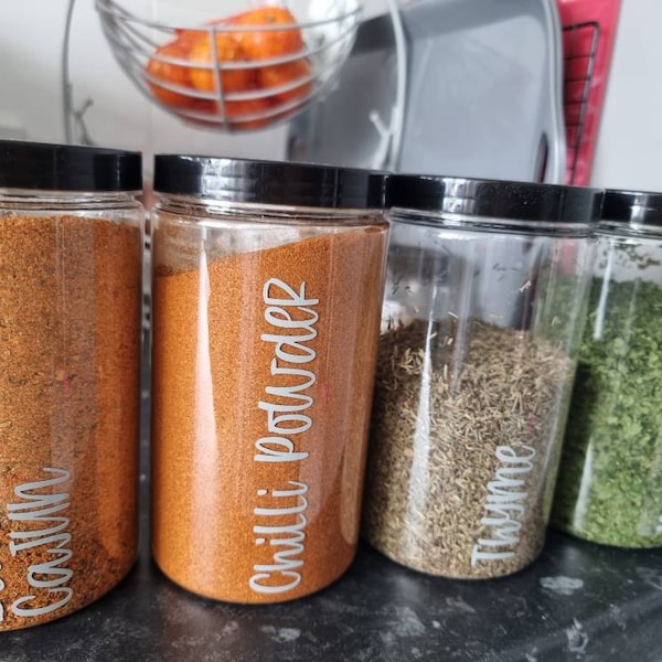 Customised Vinyl Labels, Large Food Storage Labels, Canister Labels ...