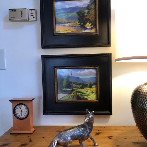 Pastel Painting "multi Colors Arboretum 1" 7"x 7" - Etsy