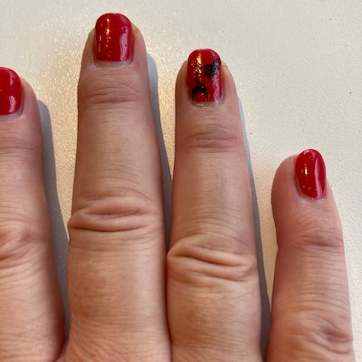 Middle Finger Nail Art Decal Sticker - Etsy