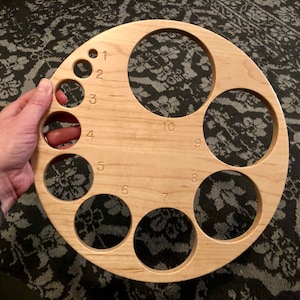 Maple Cervical Dilation Board for Midwife Doula Birth Cervical Dilation ...