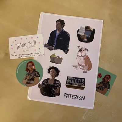 Paterson Movie Sticker Set Adam Driver / Golshifteh Farahani - Etsy