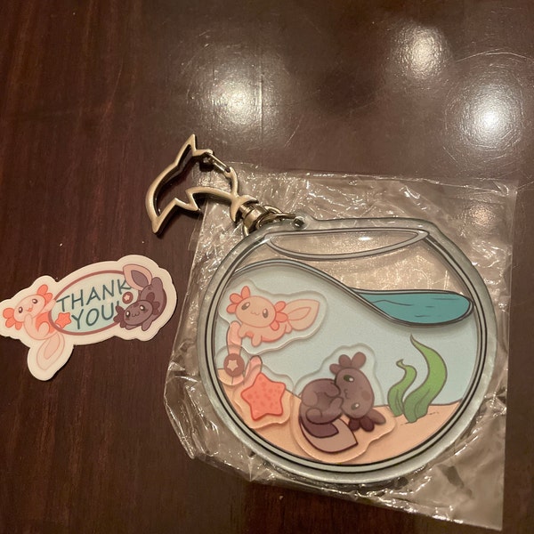 King Ghidorah Keychain Charm • Acrylic • Charm • Epoxy • Chibi ...