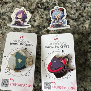 Furina Hat Enamel Pin Genshin Impact - Etsy