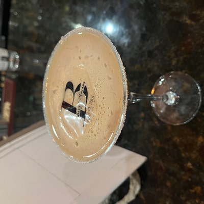 Custom Birthday EDIBLE Wafer Drink Topper, Cocktail Topper, Custom ...