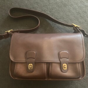 Coach Harrison Multi-compartment Briefcase in Black Leather - Etsy