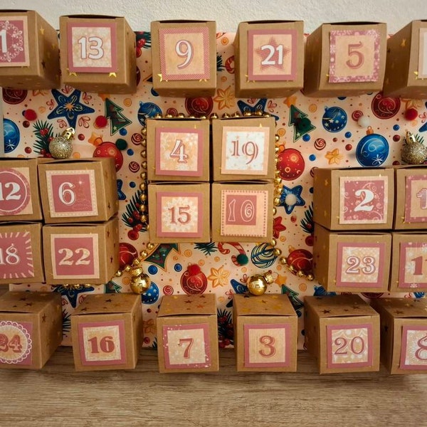 Printable DECEMBER DAILY NUMBERS Red With Black Digits 2, 1.5 and 1 ...