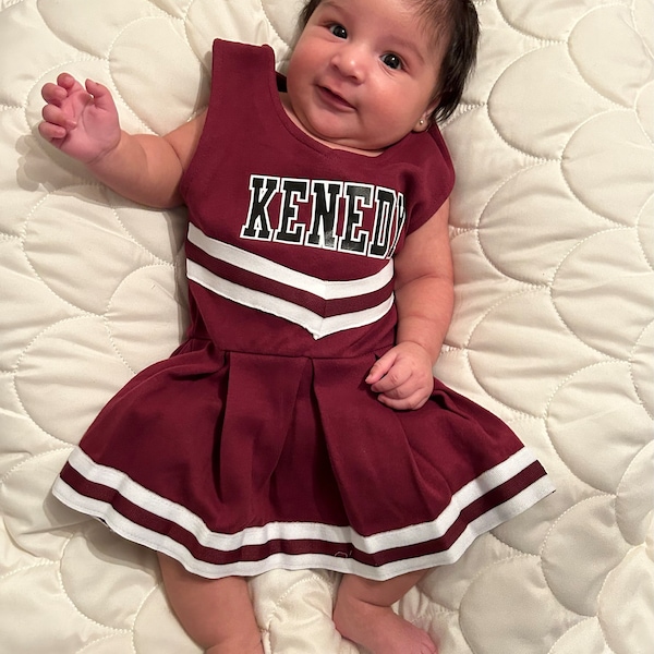 Cardinal & White Cheer Uniform, Infant Cheer Uniforms, Custom Cheer ...