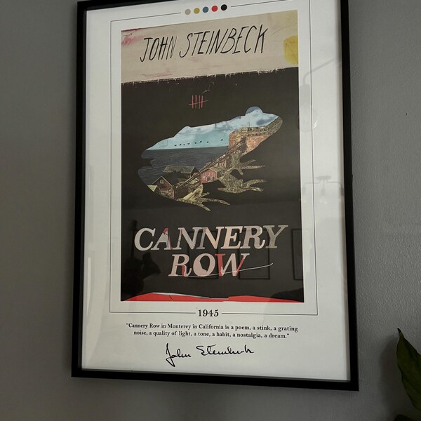 The Grapes of Wrath Book Cover Poster | John Steinbeck, the Grapes of ...