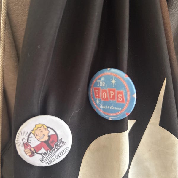 Fallout Inspired Pin Buttons 1.25" - Etsy