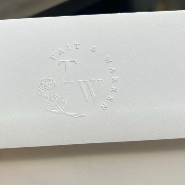 Monogram Embosser | 48 Designs | Custom Your Wedding Embosser | Napkin ...