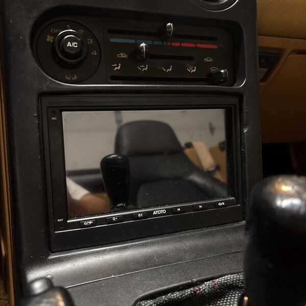 Mazda Miata NA Double Din Head Unit Bezel | 2DIN Radio Frame | MX5 ...