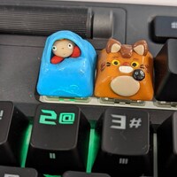 Ponyo Artisan Keycap Artisan Keycaps Handmade Studio Ghibli Keycap Cute ...