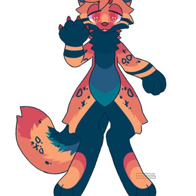 Chibi Jumping Wolves / P2U Furry/fursona Base - Etsy