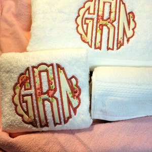 Blake Applique Monogram Set Uppercase Letters 2 3 4 - Etsy