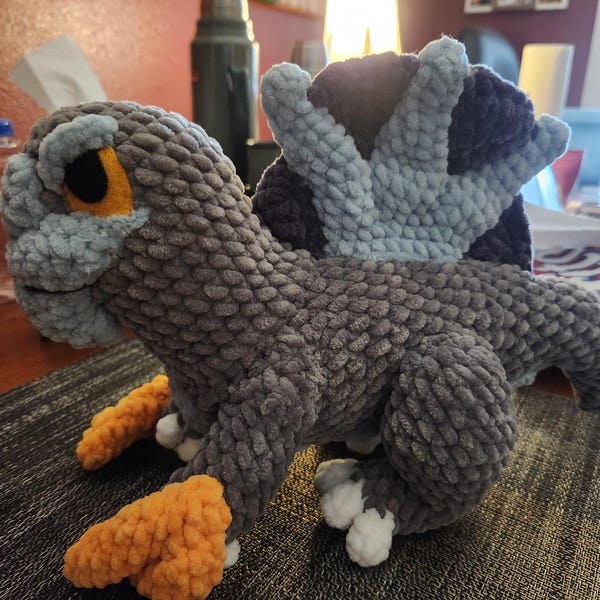 PATTERN ONLY- Loth Kitty Cute Crochet Plush Pattern Instructions - Etsy