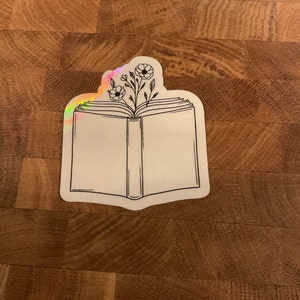 Magic Book Stack Sticker Bookish Sticker Kindle Sticker - Etsy