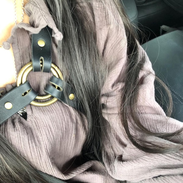 Leather One Shoulder Harness - Etsy