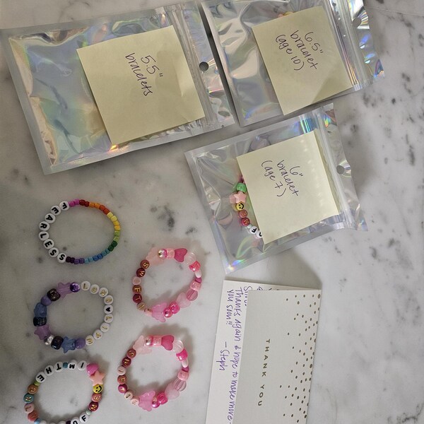 SHIPS FAST CUSTOM Taylor Swift Inspired Eras Tour Friendship Beaded ...