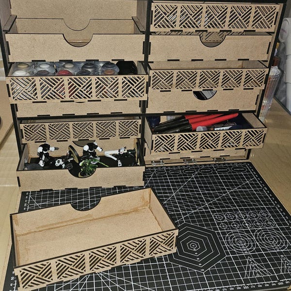 One Piece Deck Card Storage Display Box Digital Files Only , 3mm TCG ...