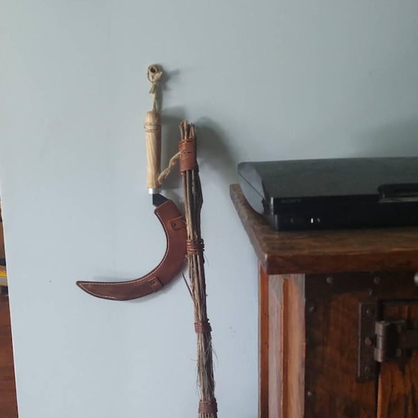 Small Garden Sickle. Razor Sharp Blade. Hand Forged From Hardened ...