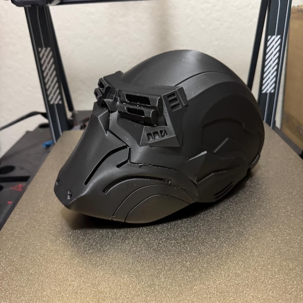 The Cyber Wolf Mask 3D File - Etsy