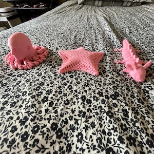 3D Printed Starfish Fidget - Articulated Awesome Fidget - Etsy