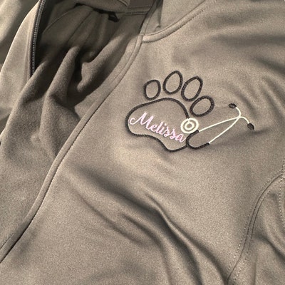 Vet Gift, Monogrammed Veterinarian Shirt, Vet Tech, Stethoscope, Dog ...
