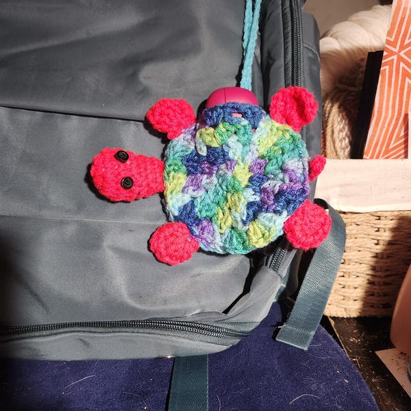 Mini Turtle Bag Crochet Pattern / Small Pouch / Bag Charm / Car Hanging ...