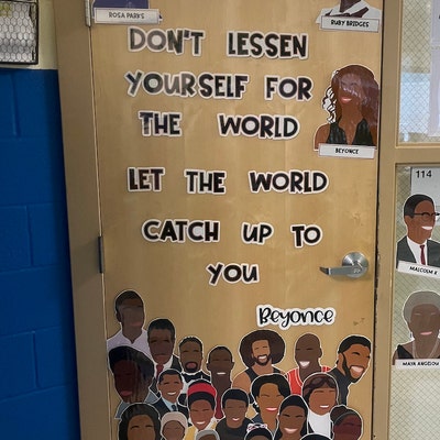 Retro Spring Themed Printable Bulletin Board or Door Display Set for ...