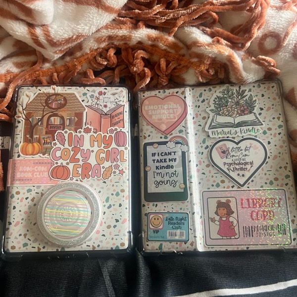 Kindle Stickers, Fall Bookstore Sticker, Bookish Merch, Book Sticker ...